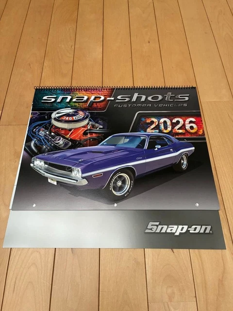SNAP-ON CALENDAR 2026 Year Office Supply Memorabilia £50.96 - PicClick UK