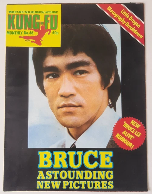 BRUCE LEE 1970S Kung Fu Monthly Poster Magazine No 46 £10.00 - PicClick UK