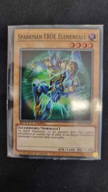 YU-GI-OH! - ELEMENTAL HERO Sparkman - Sparkman EROE Elementale #1 EUR ...
