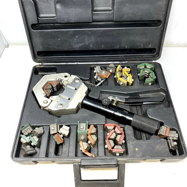 BLUE POINT ACT2100 Hydra-Krimp Beadlock Hydraulic A/C Hose Crimping ...