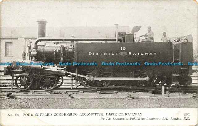 R640699 FOUR COUPLED Condensing Locomotive. District Railway ...
