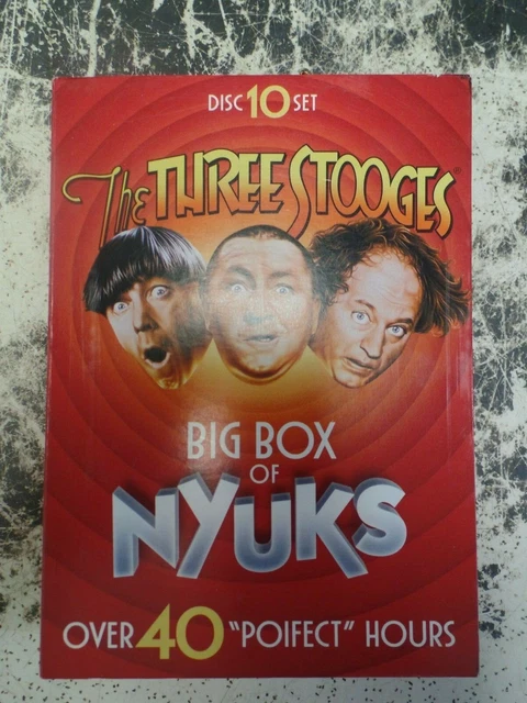 THE THREE STOOGES Big Box of Nyuks SIX FEATURE FILMS 156 Cartoons 10 ...