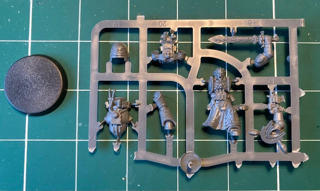 JENSUS NATORIAN LIBRARIAN Deathwatch Blood Ravens New on Sprue OOP 40K ...