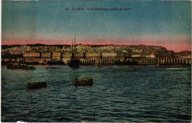 CPA AK ALGERIA ALGER Vue Generale prise du Port (1188247) $10.69 - PicClick AU