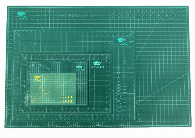 Scrapbooking Cutting Mats Non-Slip Self-Healing Cutting Mat With Grid ...