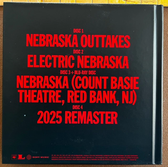 BRUCE SPRINGSTEEN - Nebraska '82: Expanded Edition 4CD/Blu-ray Album £ ...