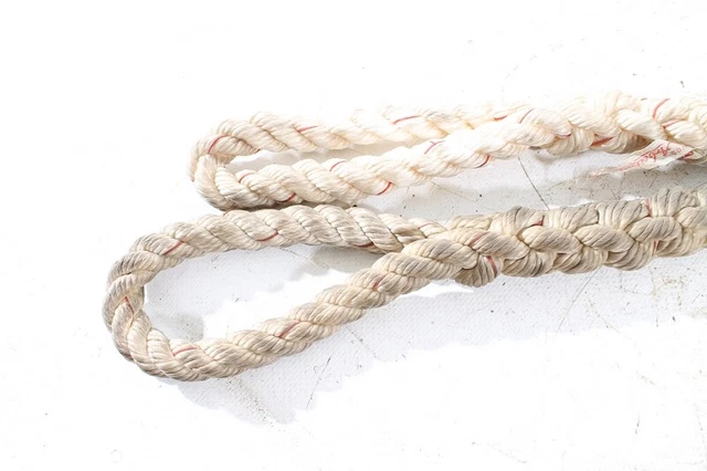 OLD ROPE 10 Meter With 2 Loops Rescue Rope Fire Brigade DDR Decor $34. ...
