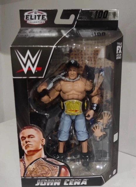 WWE JOHN CENA Elite 100 Series Action Figure - Chain Gang Soldier New ...