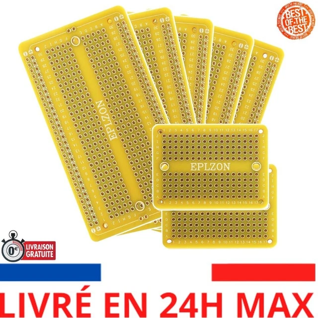 EPLZON PCB PROTOTYPE Board Carte de prototypage Breadboard soudable ...