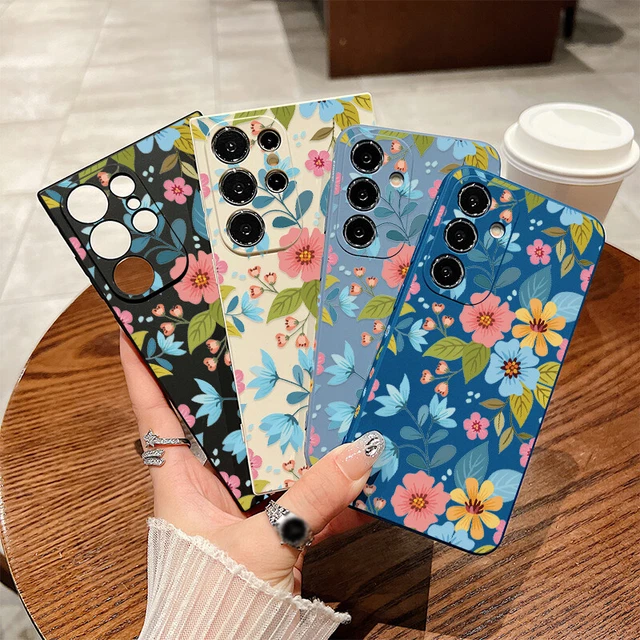 FOR SAMSUNG GALAXY A55 A15 A54 A14 A53 S24 S23 Ultra Slim Flower Soft Case Cover $8.35 - PicClick AU