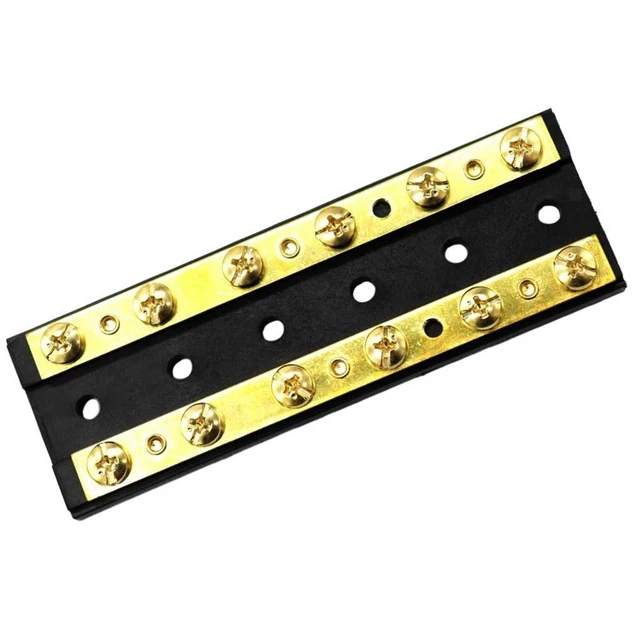 BUSBAR 12 POSITION Brass Busbar Terminal Block Boat £10.57 - PicClick UK