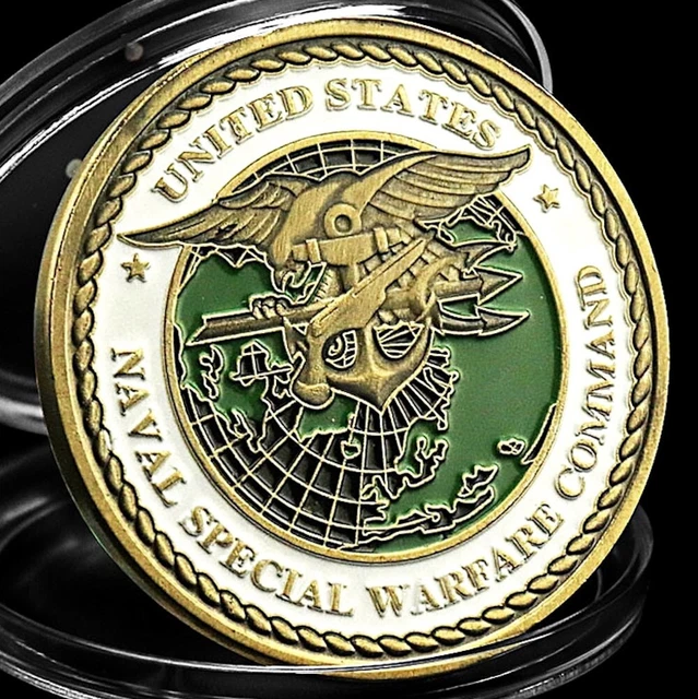 US NAVY SEALS Naval Special Warfare Command - Pièce Commémorative EUR ...