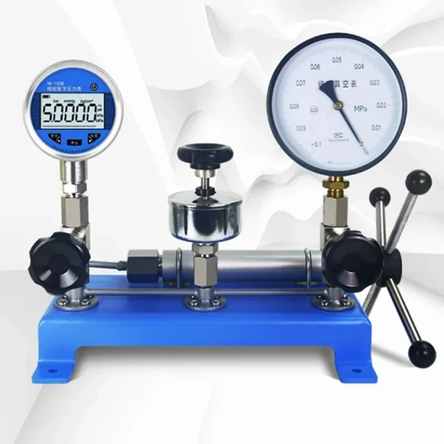 PRESSURE GAUGE CALIBRATION Bench Calibrator Benchtop Pressure Gauge ...