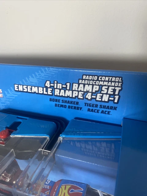 NEW! HOT WHEELS Monster Trucks 4-in-1 Ramp Set - Radio Remote Control ...