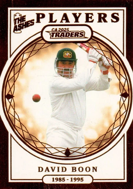 2025-26 CRICKET TRADERS - Ashes Players - AP 02 - David Boon $5.00 ...