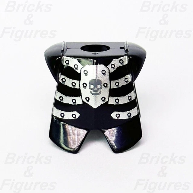 LEGO® SKELETON SKULL Breastplate Armour Castle Knight Minifigure Part ...