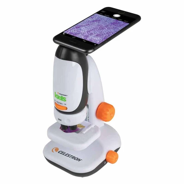 ZOOM CHILDREN MICROSCOPE Biology Lab School Science Experiment Kit ...