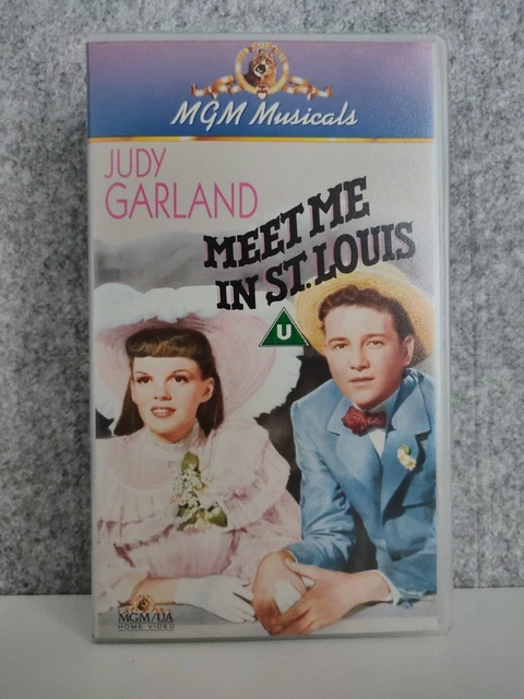 MEET ME IN St. Louis (Remastered) - Judy Garland (PAL VHS) MGM Musicals ...