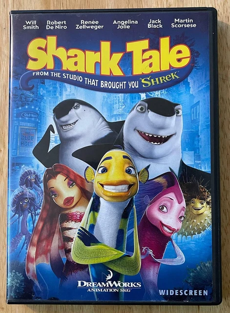 SHARK TALE (DVD, 2005, Widescreen) Animated Family Movie Will Smith ...