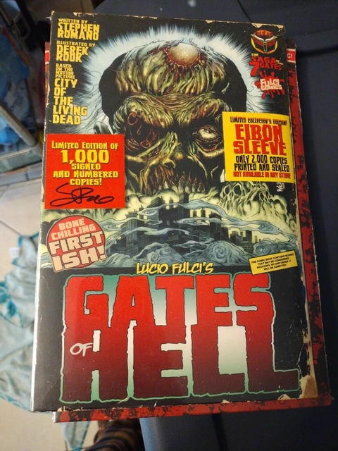 LUCIO FULCI'S GATES OF HELL HORROR COMIC # 1 EIBON SLEEVE EDITION ...