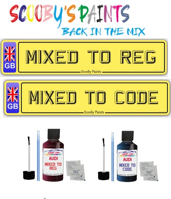 PAINT TOUCH UP For Audi A3,A4,A5 Chip Repair Pen Car Paint mixed to car ...