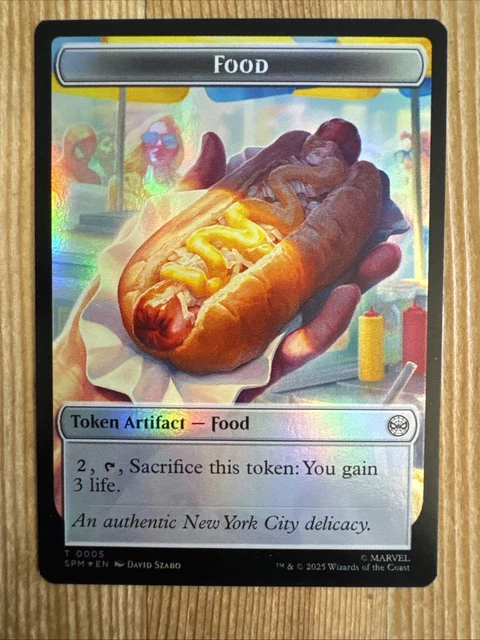FOOD (0005) SPIDER Token (0003) Marvel's Spider-Man MTG FOIL $2.99 ...