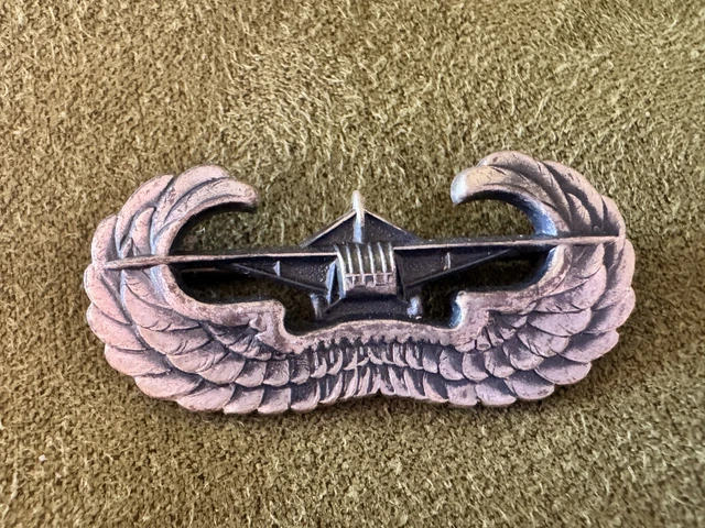 🇺🇸 WWII US Army Air Forces Pilot Wings Sterling Pin Back Original £111. ...
