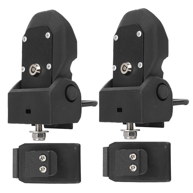 NEW CAR HOOD Lock Latches Buckle Pins Catch With Key Fit For Jeep ...