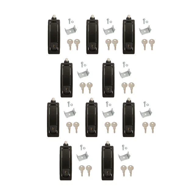 10X LEVER LOCK lock lockable snap lock furniture lock RV camper £74.04 ...