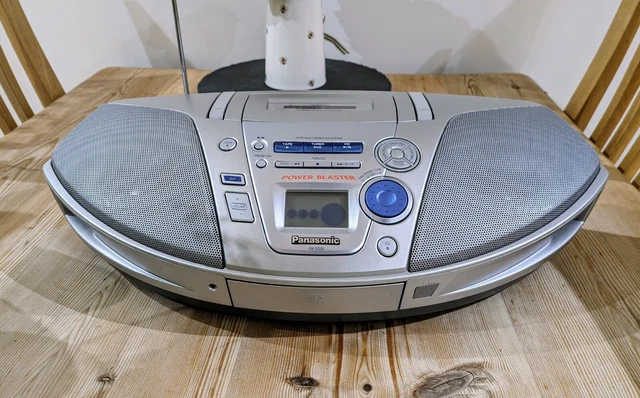 PANASONIC RX-ES 25 Power Blaster Portable Radio Cassette CD Player ...