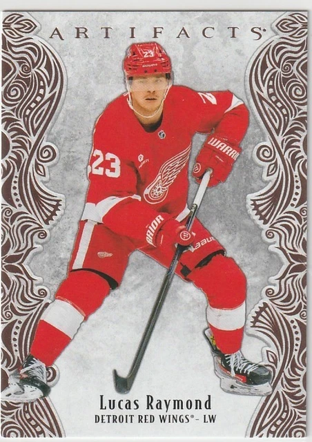 2025-26 UPPER DECK Artifacts Rose Gold #94 Red Wings - Lucas Raymond 03 ...