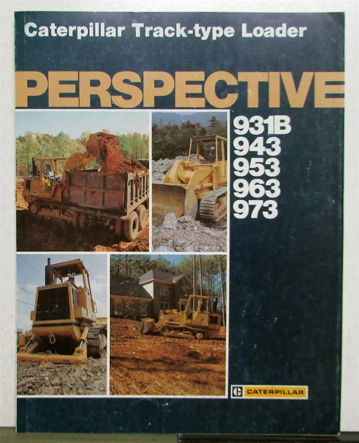 CATERPILLAR TRACK TYPE Loader Perspective 910 920 930 Specifications ...