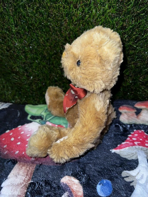TESCO TEDDY BEAR With Bow And Heart On The Foot Soft Plush Toy 2008 ...