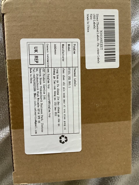 DIRECT THERMAL PRINTER Labels Model 4” X 6” 1 Stack 500 Labels £3.00 ...