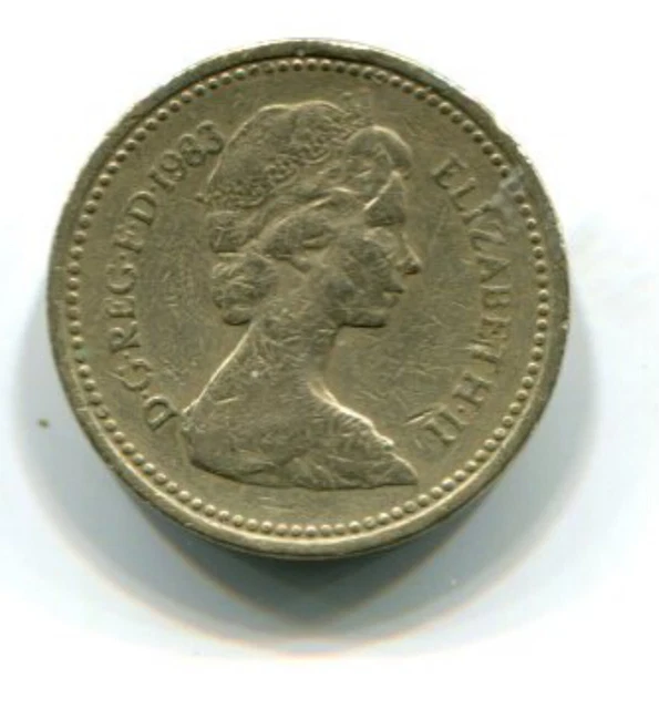 1983 GREAT BRITAIN Royal Arms One Pound Coin (b854-14) $8.99 - PicClick CA