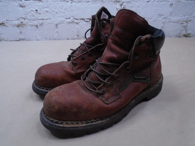 RED WING SHOES 2226 DynaForce Steel Toe Work Boots Brown Men's 9.5 £58. ...