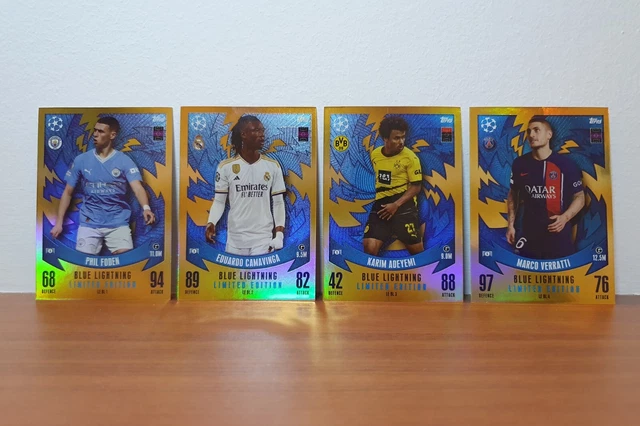 TOPPS MATCH ATTAX 2023/24 Blue Lightning Limited Edition - LEBL ...