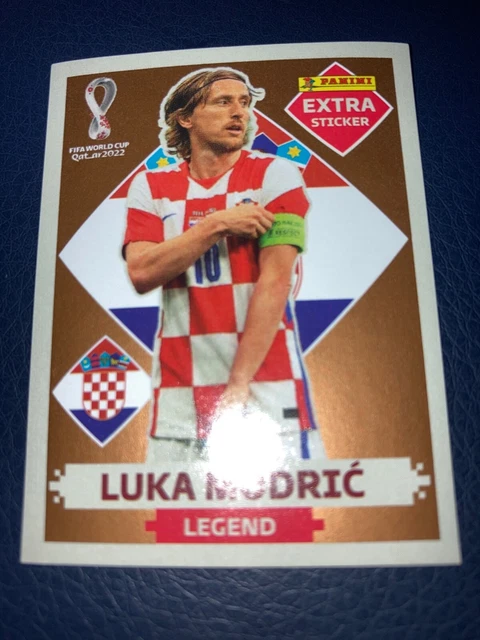 LUKA MODRIC - Panini Qatar 2022 FIFA World Cup Extra Sticker Legend ...