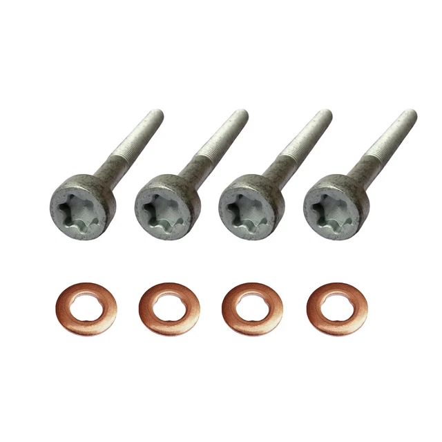 GENUINE MERCEDES A-CLASS D / CDI Injector Bolts & Copper Washers Set X ...