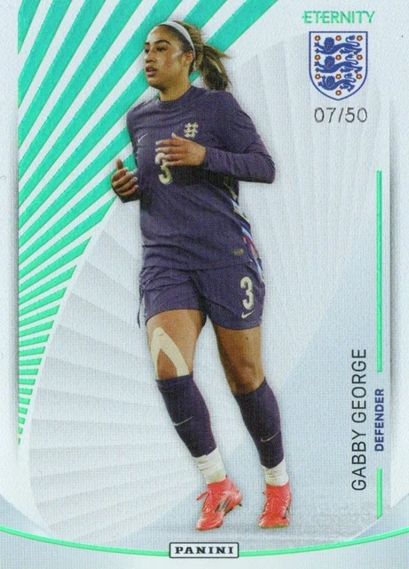 PANINI ETERNITY LIONESSES 2025 Gabby George England Base Green Numbered ...
