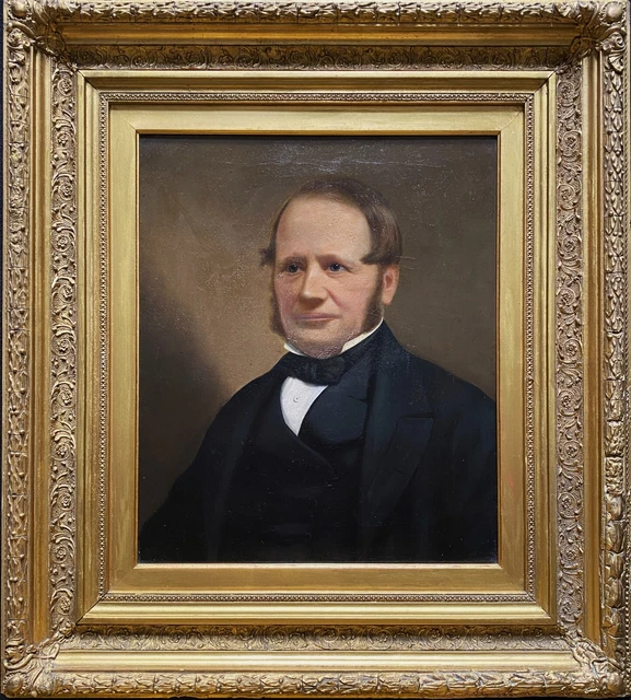 A FINE EARLY 19thc BRITISH OIL PORTRAIT PAINTING OF A DISTINGUISHED ...