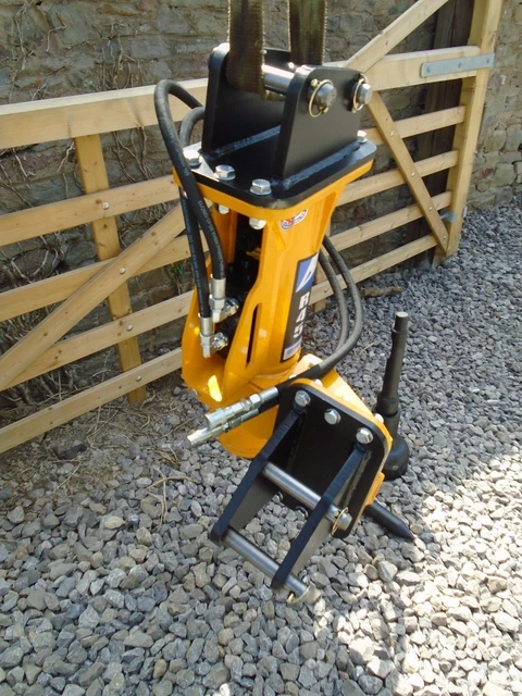 HYDRAULIC POST KNOCKER & Breaker For Mini Digger Excavator £2,750.00 ...