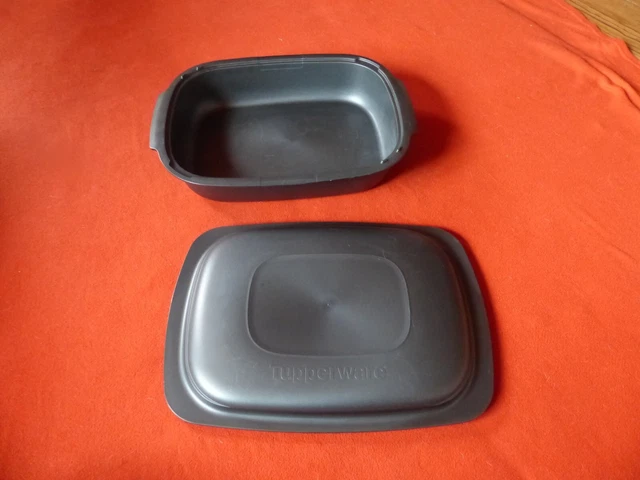 TUPPERWARE ULTRA PLUS Auflaufform mit Deckel 3,5 + 1,75 L flach H 19 ...