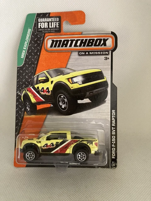 MATCHBOX FORD F-150 SVT Raptor Yellow 2013 $5.50 - PicClick