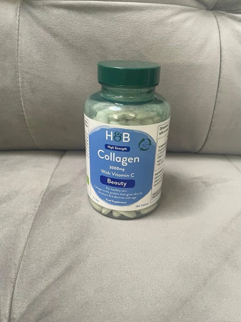 HOLLAND BARRETT BOVINE Collagen Tablet 3000mg Type Collagen Peptides ...