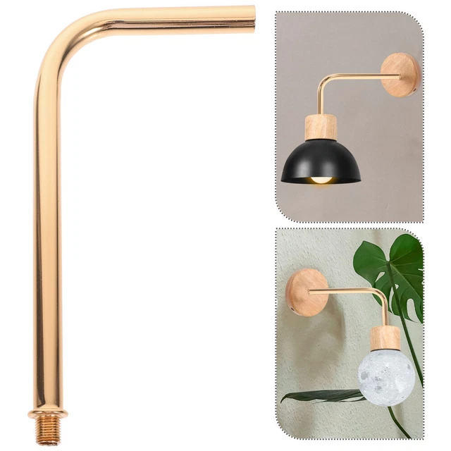 BEND TUBE WALL Light Curved Fixture Rods Ceiling Fan Extension Downrod ...