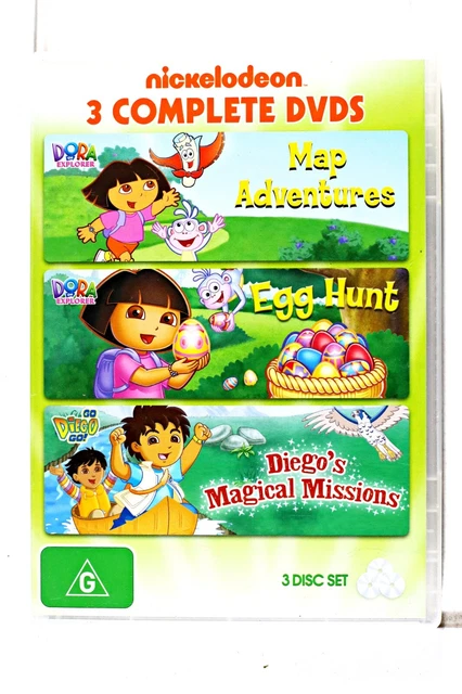 DORA THE EXPLORER: Map Adventures/Egg Hunt/Diego's Magical Missions ...