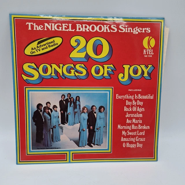 THE NIGEL BROOKS Singers 20 Songs of Joy inc Day By Day + NE 706 LP £5. ...