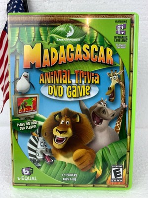 MADAGASCAR DVD GAME Animal Trivia b Equal DreamWorks Family Fun fast ...