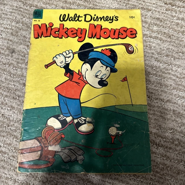 MOUSE MICKEY DE Walt Disney #30 GD/VG Dell Comics SA EUR 7,87 - PicClick FR